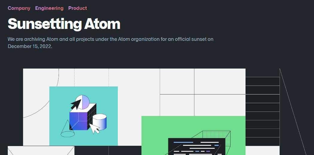 GitHubのエディタ「Atom」が開発を終了【マジか】 – NOBODY:PLACE